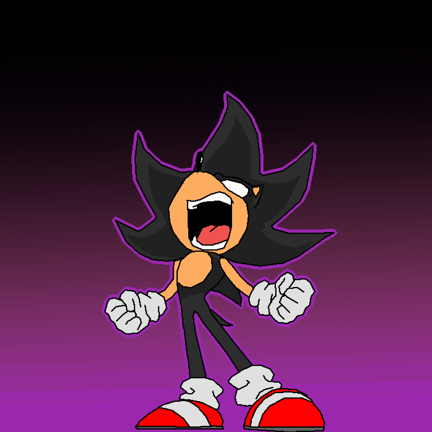Pixilart - Dark Sonic by Neonic-Star