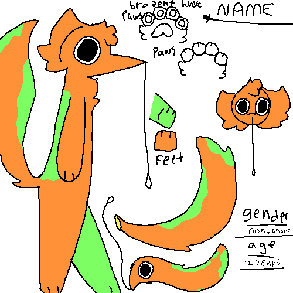 Pixilart - e by chicken-rat-fox