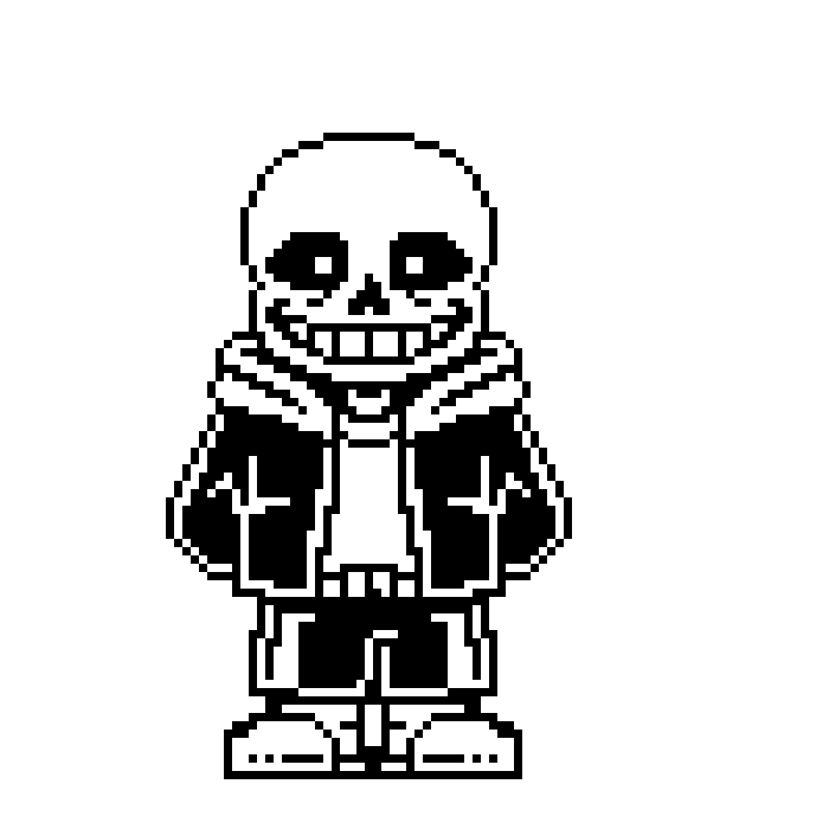 Pixilart - free sans base ( my sans base x ulb sans base) by pop1012