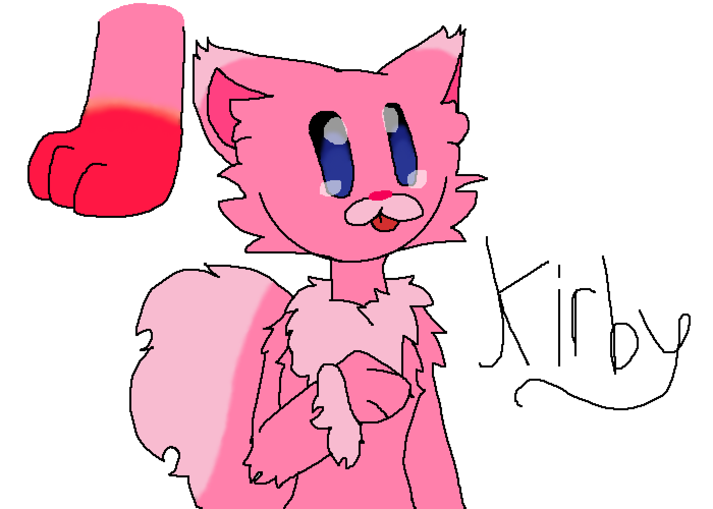 Pixilart - i DrEw aNiMaL kIrBy by A-fox-named-nix