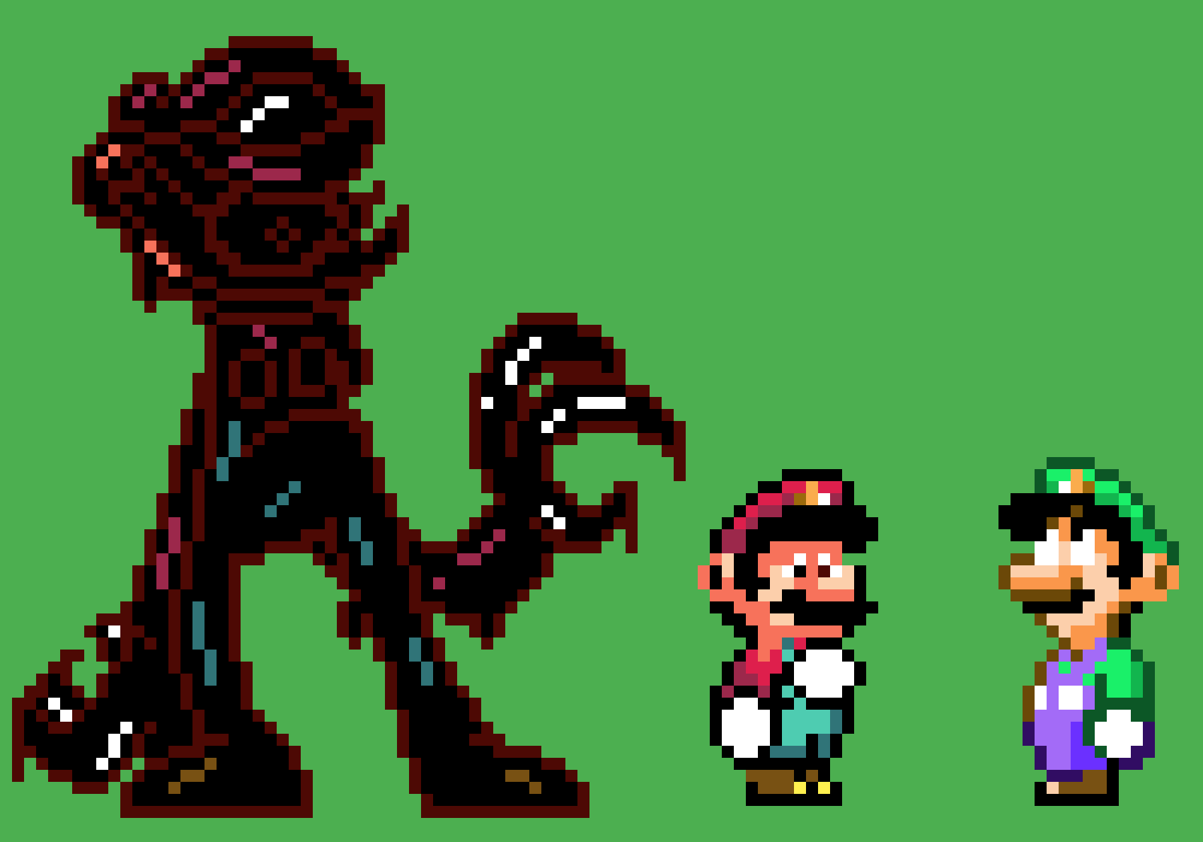 Pixilart - burnt: mario mix by BlueboxDude