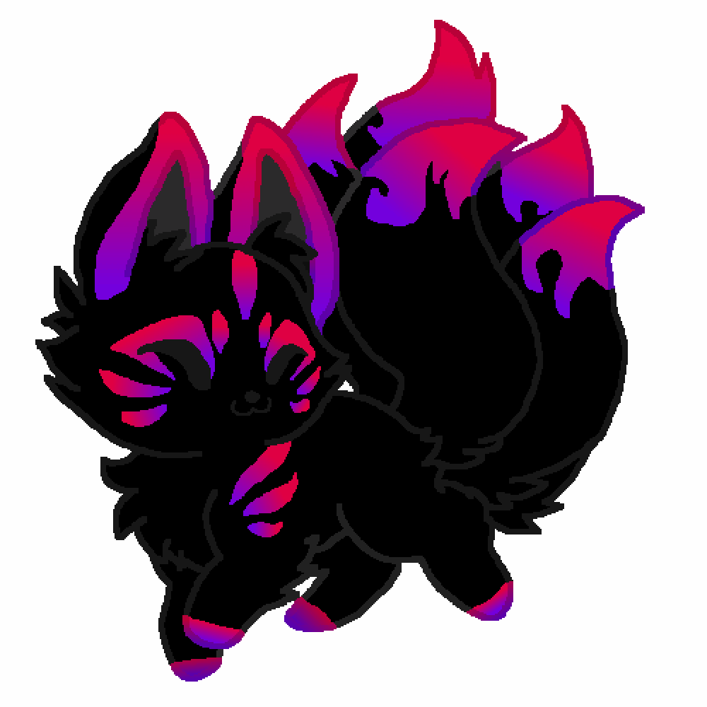 Pixilart - Kitsune Fox base by Rowanblossom