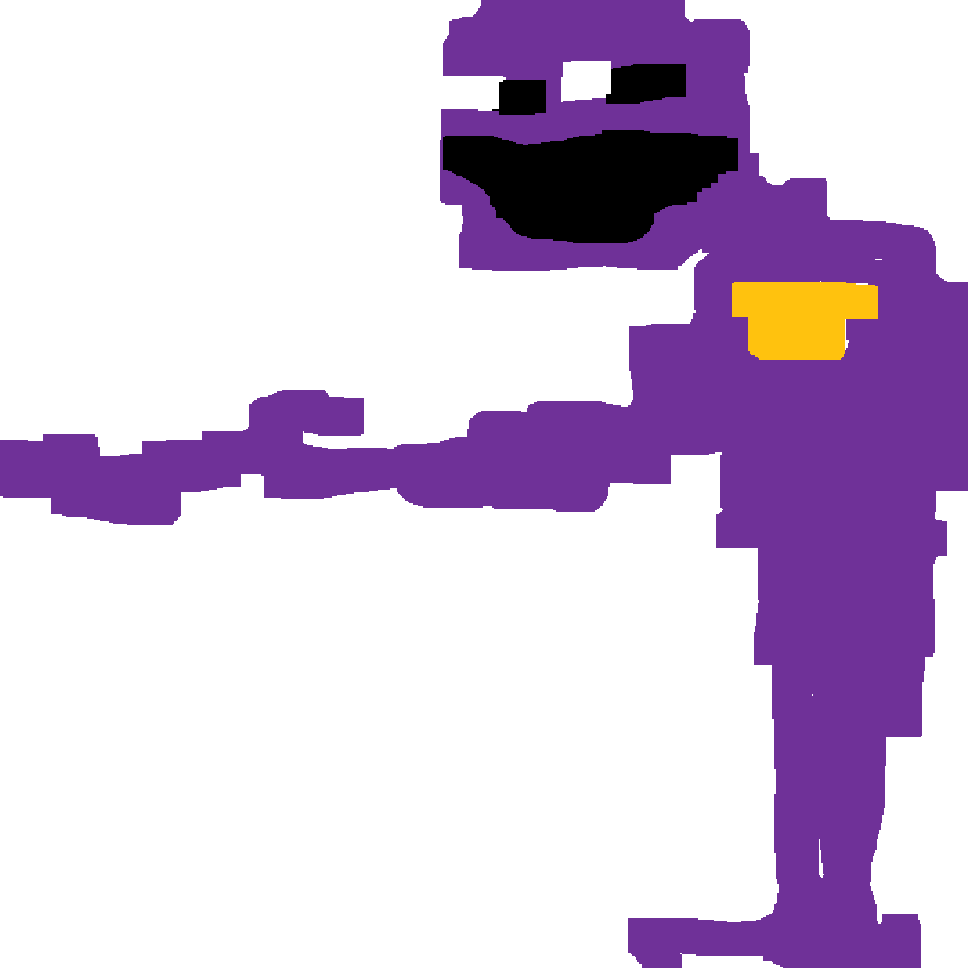 Pixilart - goofy ahh purple guy from fnaf by M00nersz