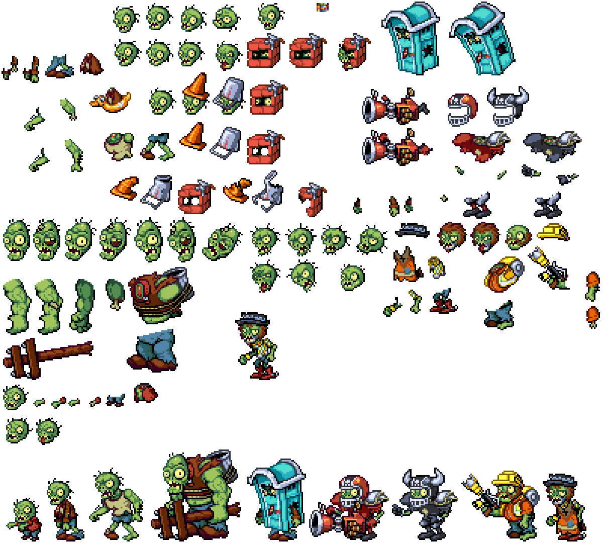 Pixilart Pvz Sprites Wip 3 By Tuxedoedabyss03