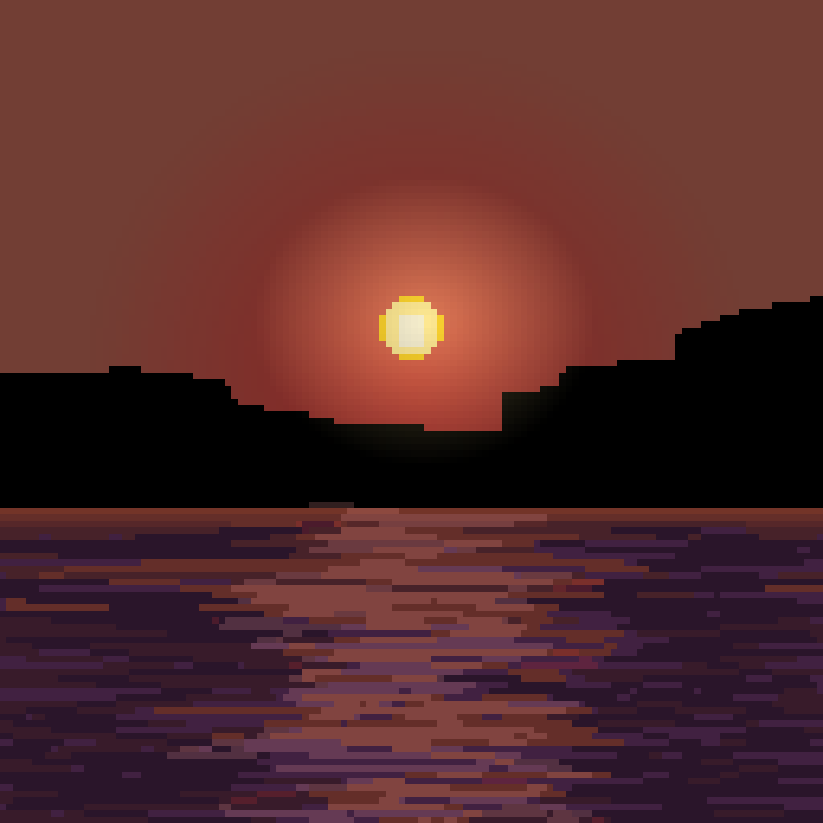 Pixilart - sunset by ColBaek