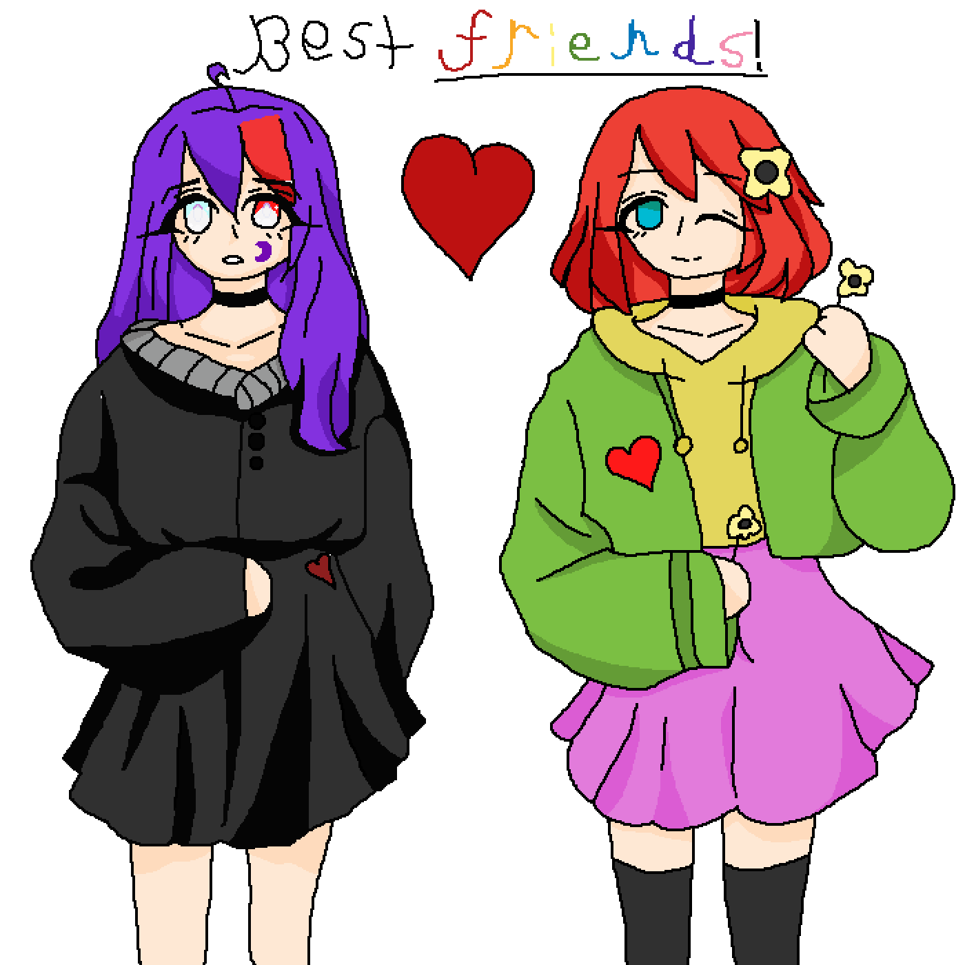 Pixilart - Best Friends Base Collab by CreepInWoodsALT