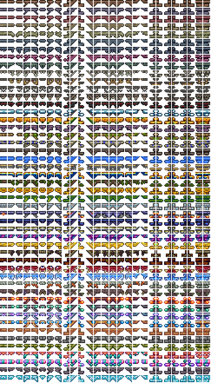 Pixilart - Terraria Tile ID #19 | Platform by tSpritesheeter