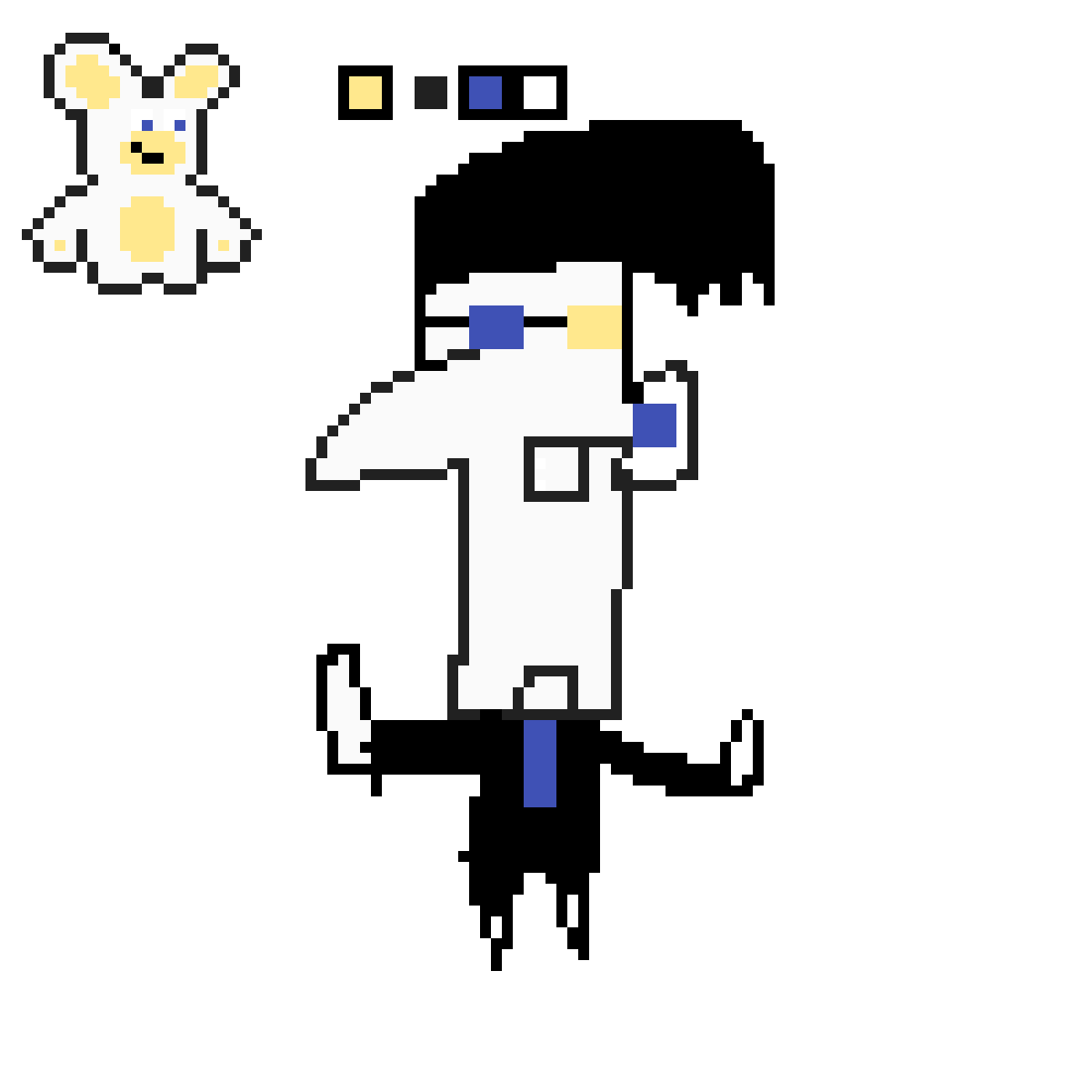 Pixilart - I made spanton out of a rabbids color by RABBIDS959