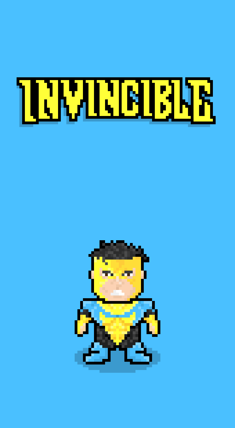 Pixilart - no goggles Invincible by garrett5