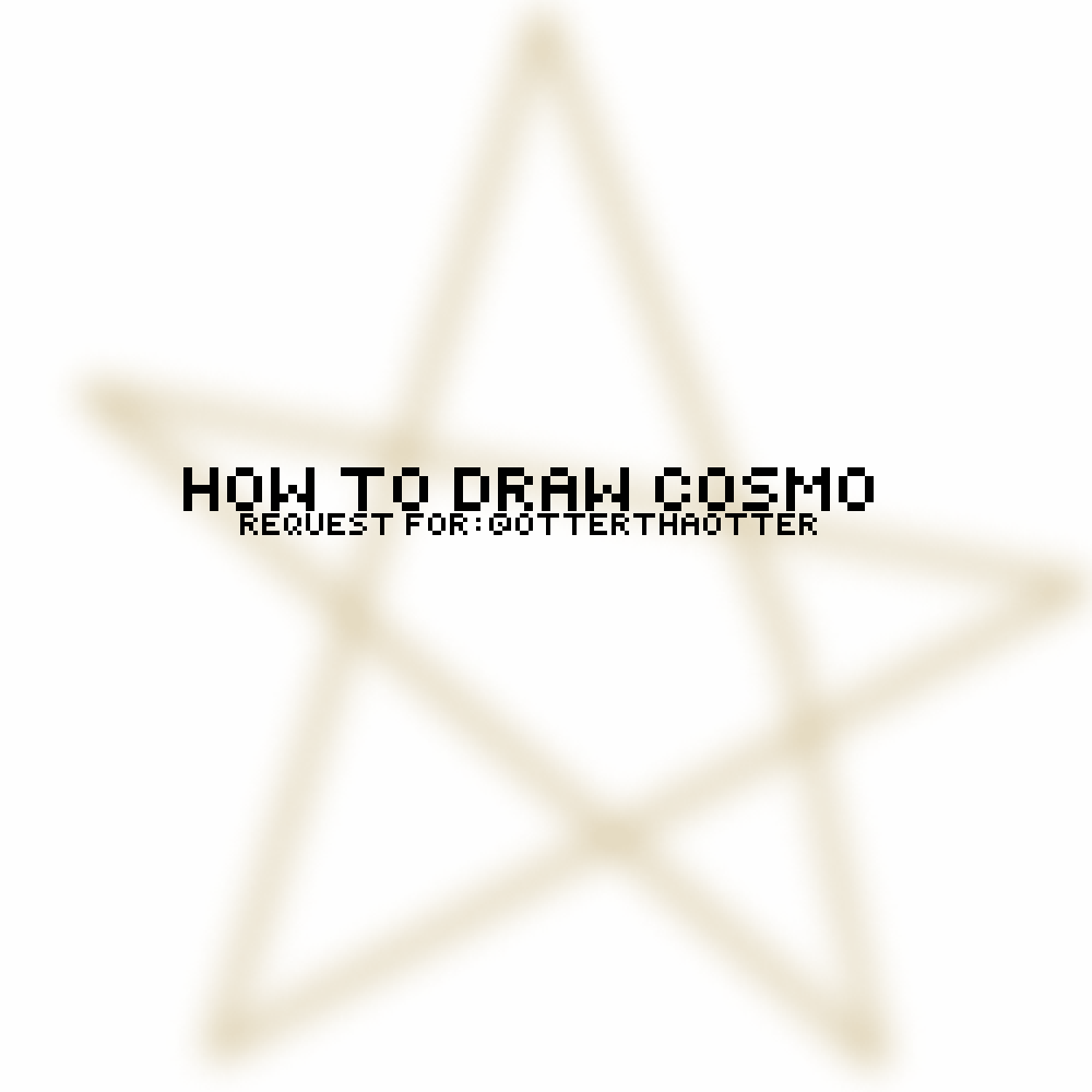 Pixilart - How to draw Cosmo⭐ by Turtle-blake