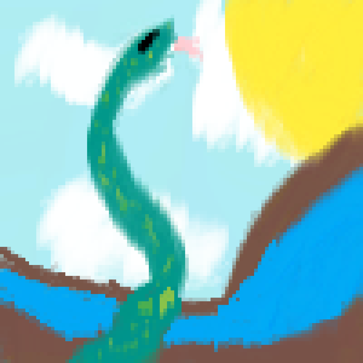 Pixilart - snek :3 by lucifersbae