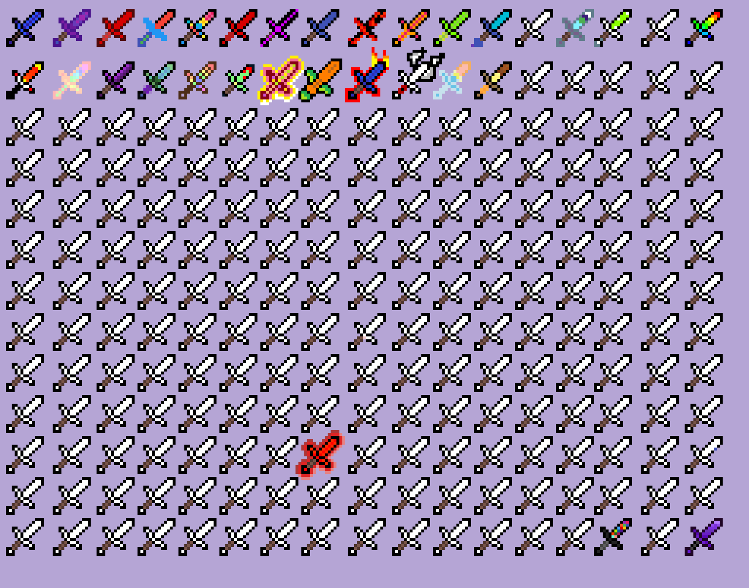 Pixilart - make a sword: added faded w by P1ckles