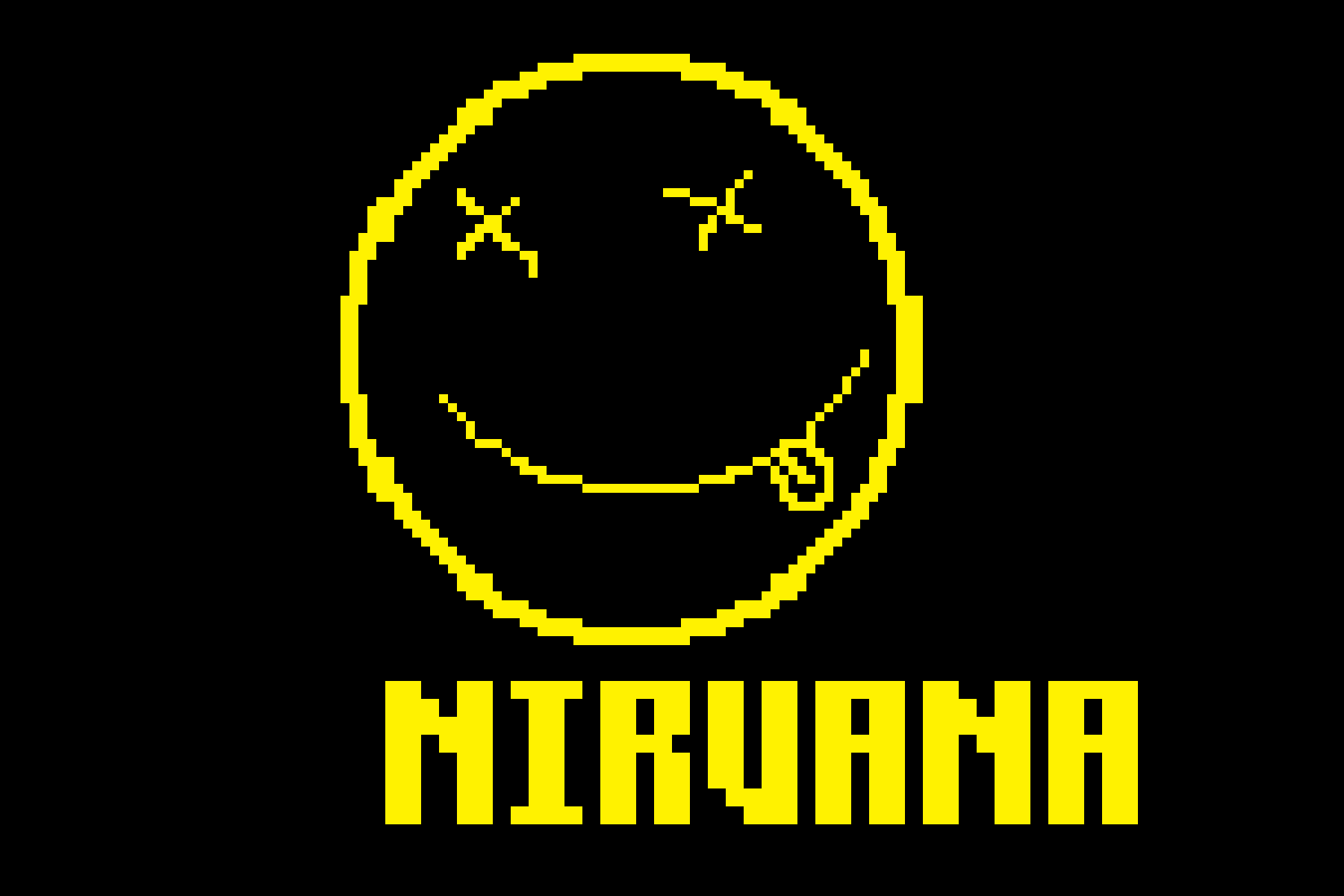 Pixilart - nirvana logo by AstroMan-ART
