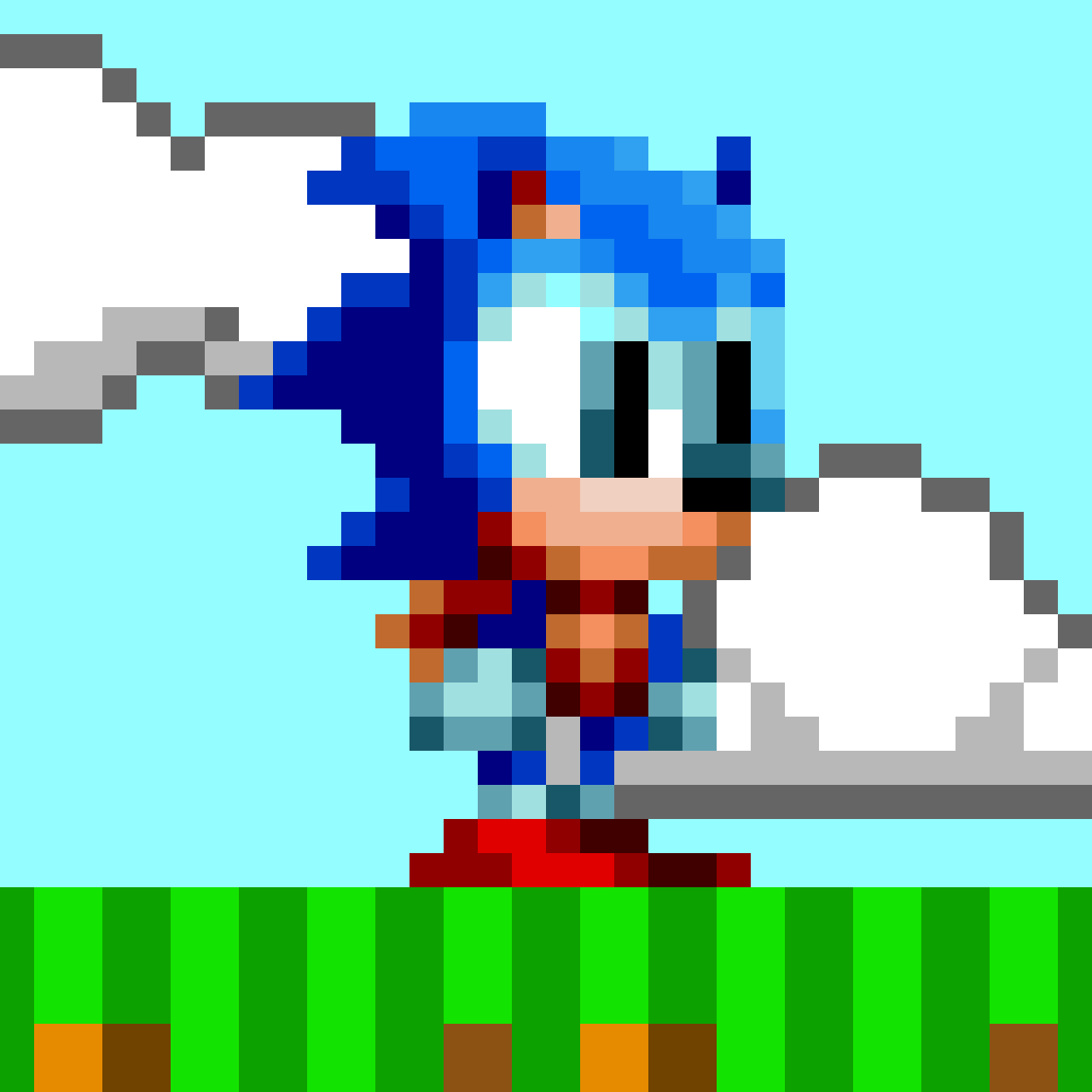 Pixilart - sonic by sapito-cartiero