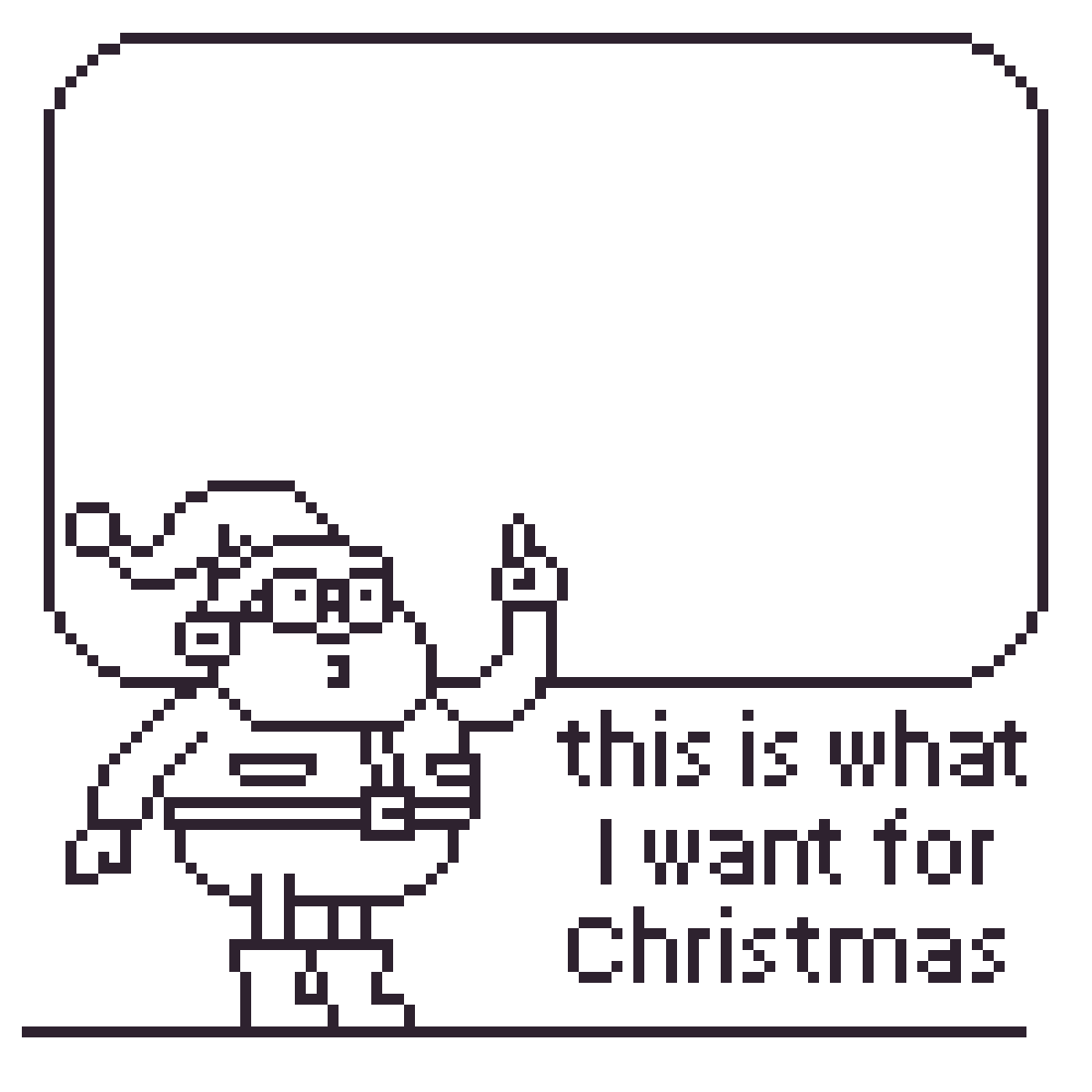 Editing Christmas List - Free online pixel art drawing tool - Pixilart