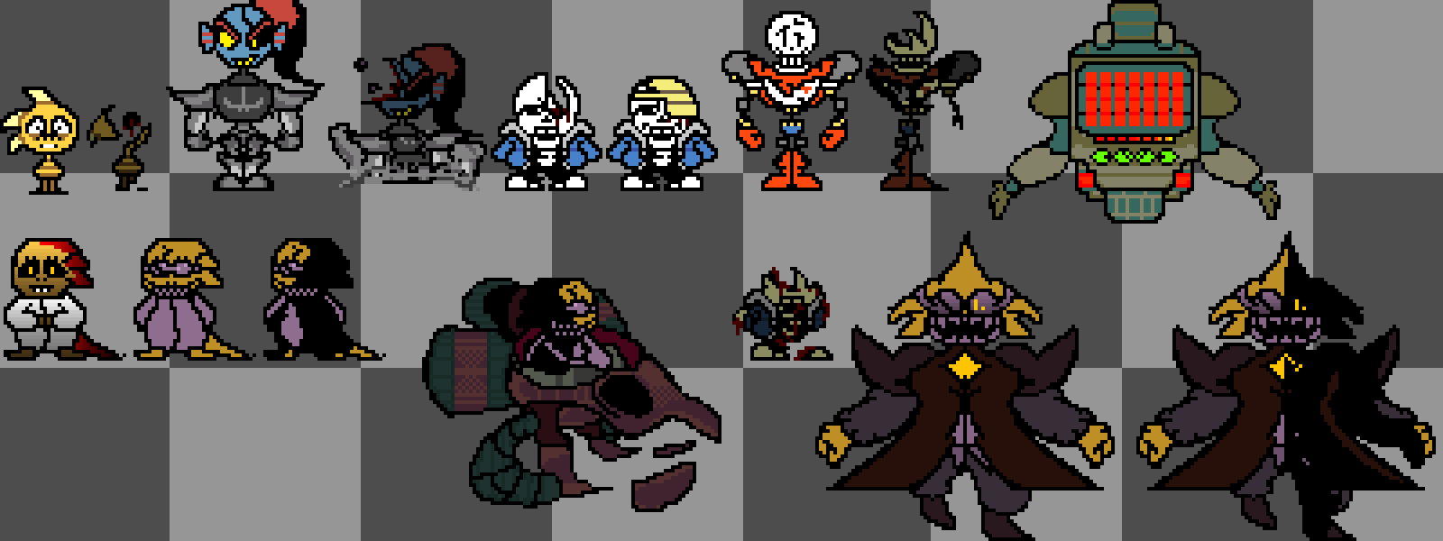 Pixilart - AU SPRITES by Xr5cv