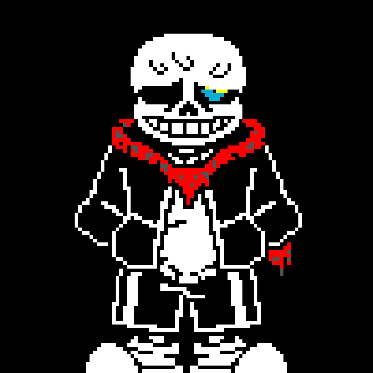 Pixilart - last encounter sans tired by bad-time-chris