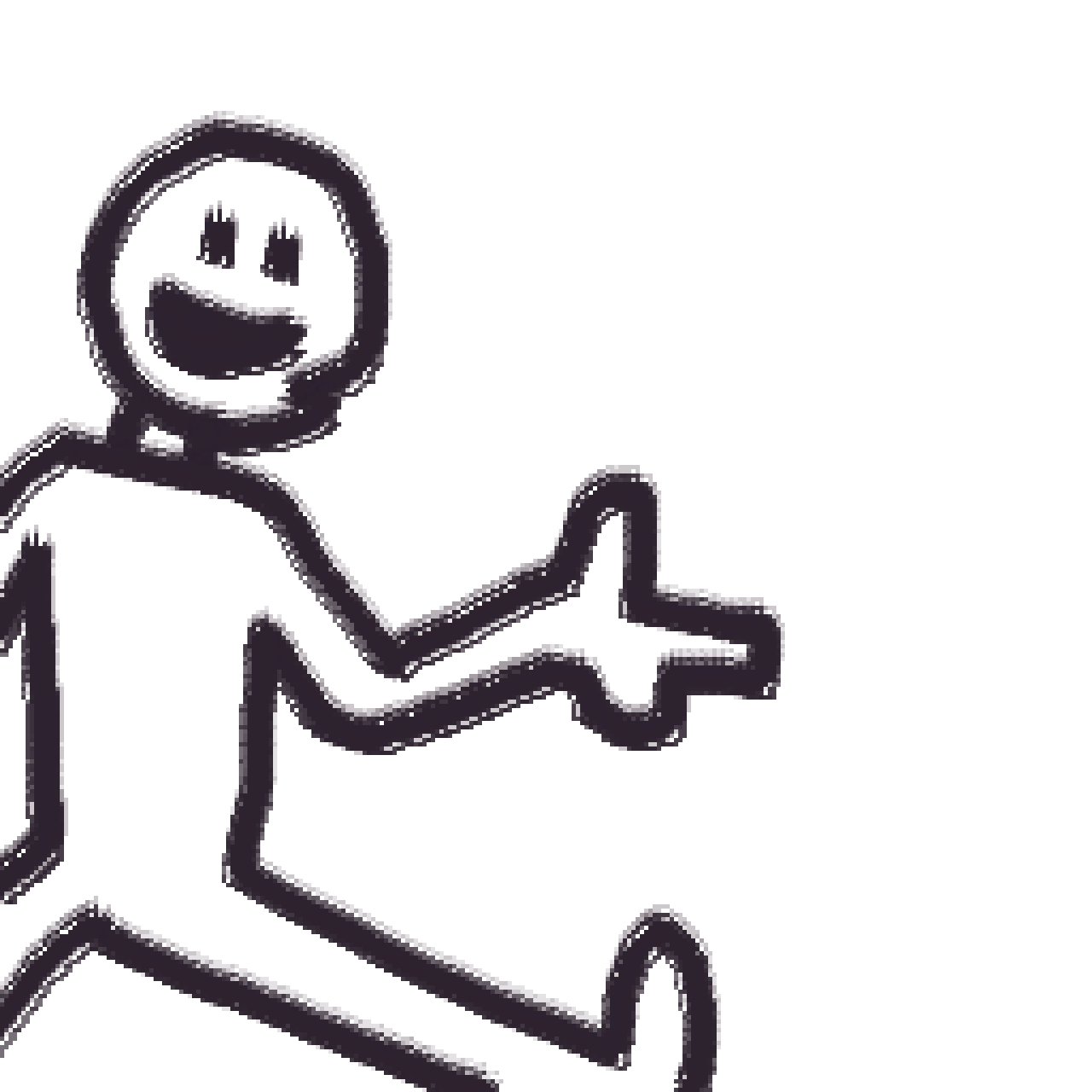 Pixilart - jello-man takes a walk by SmiledAbout