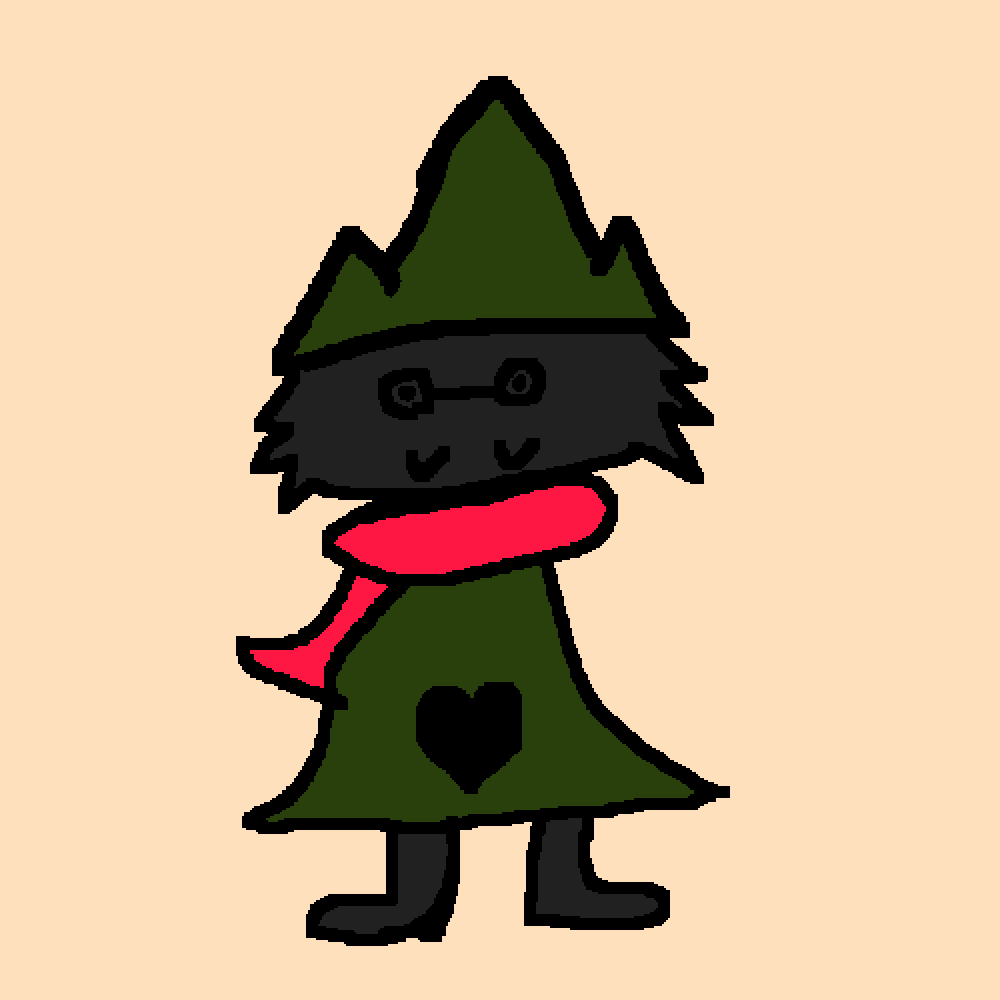 Pixilart - Ralsei (from deltarune) by Ely0618