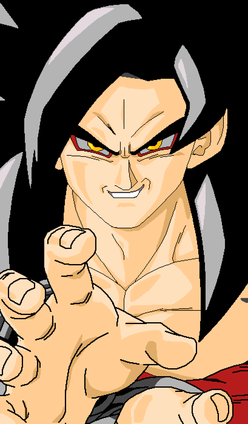 Pixilart - SSJ4 Goku by bulgogi