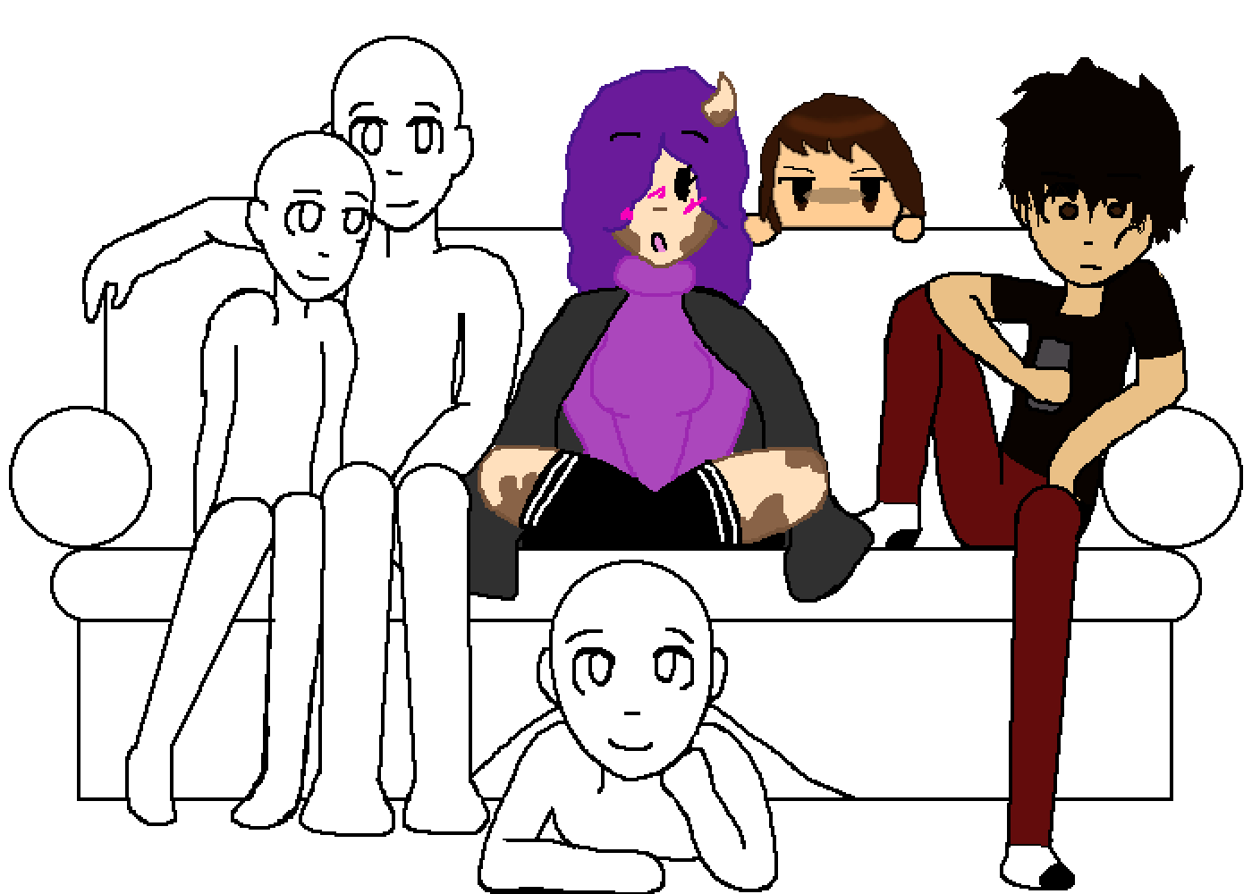 Pixilart - Midnight: Oooooo~ by XxUnKnownxX