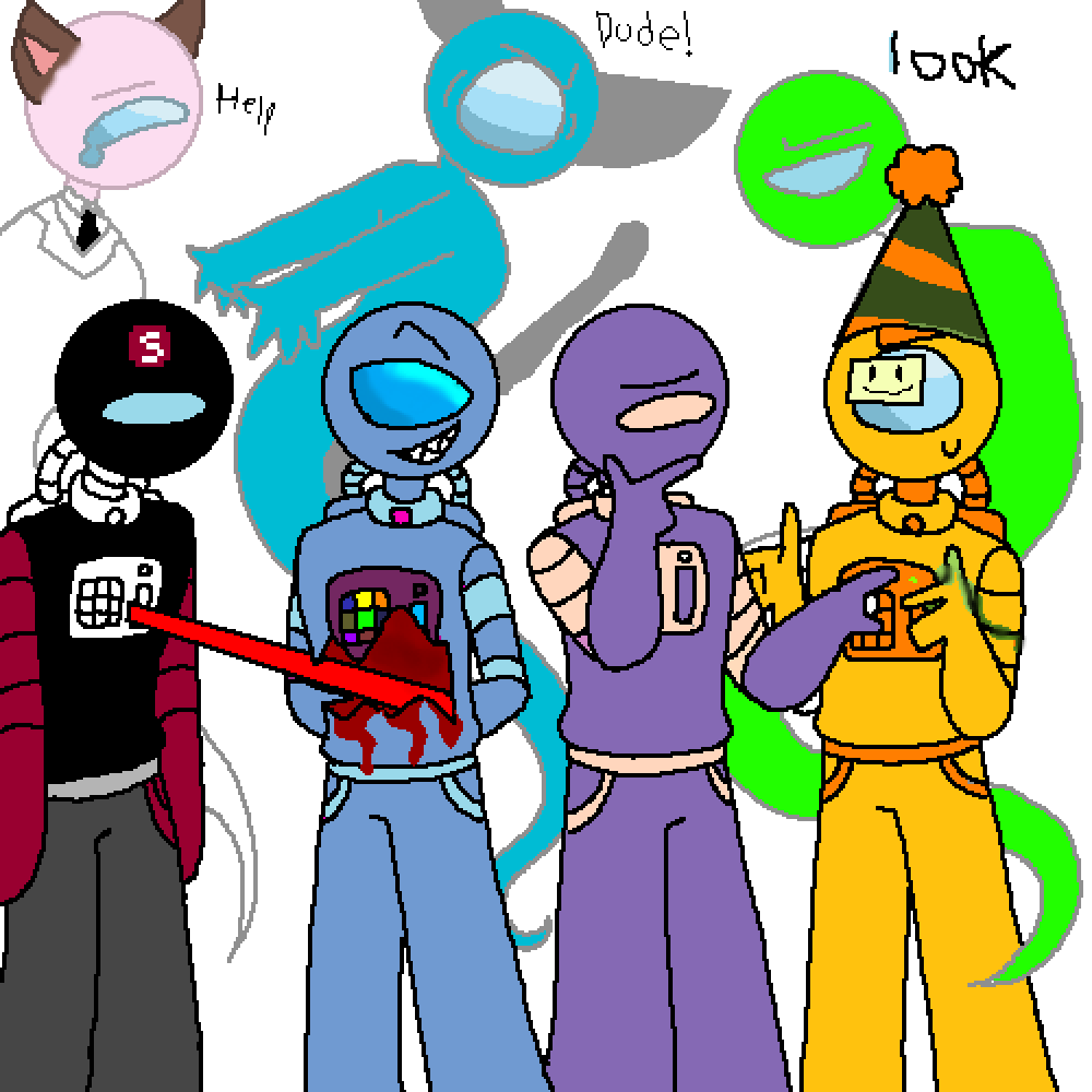 Pixilart - Among Us Crew Base by POWER-PUFF-BOI