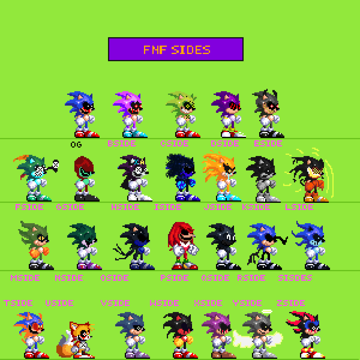Pixilart - fnf sideverse by Cosmogos