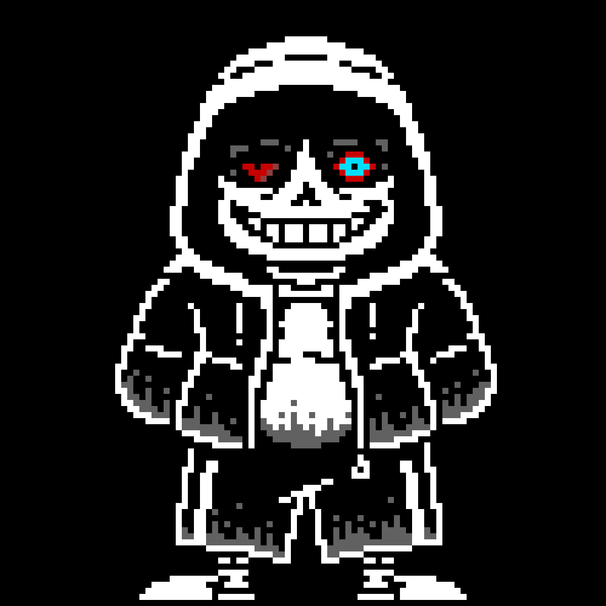 Pixilart - Murder sans V4 by HDS-sans