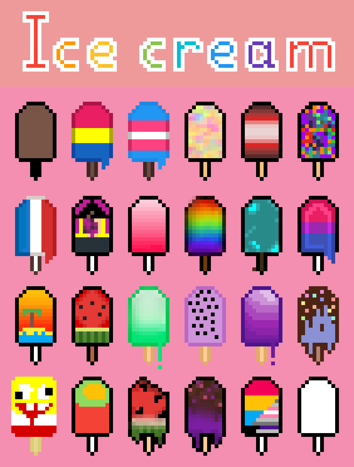 Pixilart - Cool Tube Ice Cream by MidnightOrchidx