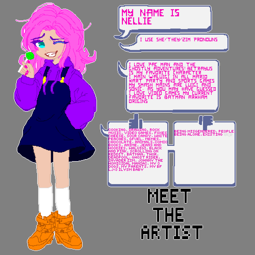 Pixilart - Meet The Artist Base by meemzrus