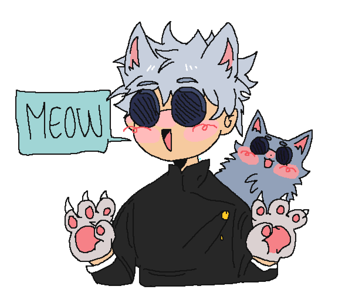 Pixilart - Gojo Catoru by Wiou
