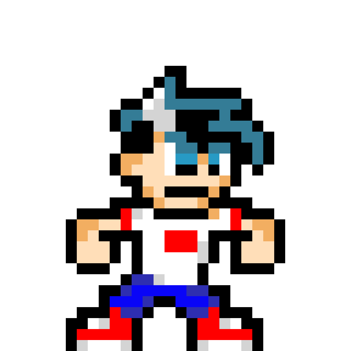 Pixilart - 8-bit Danny fenton after going back in the ghost portal by ...