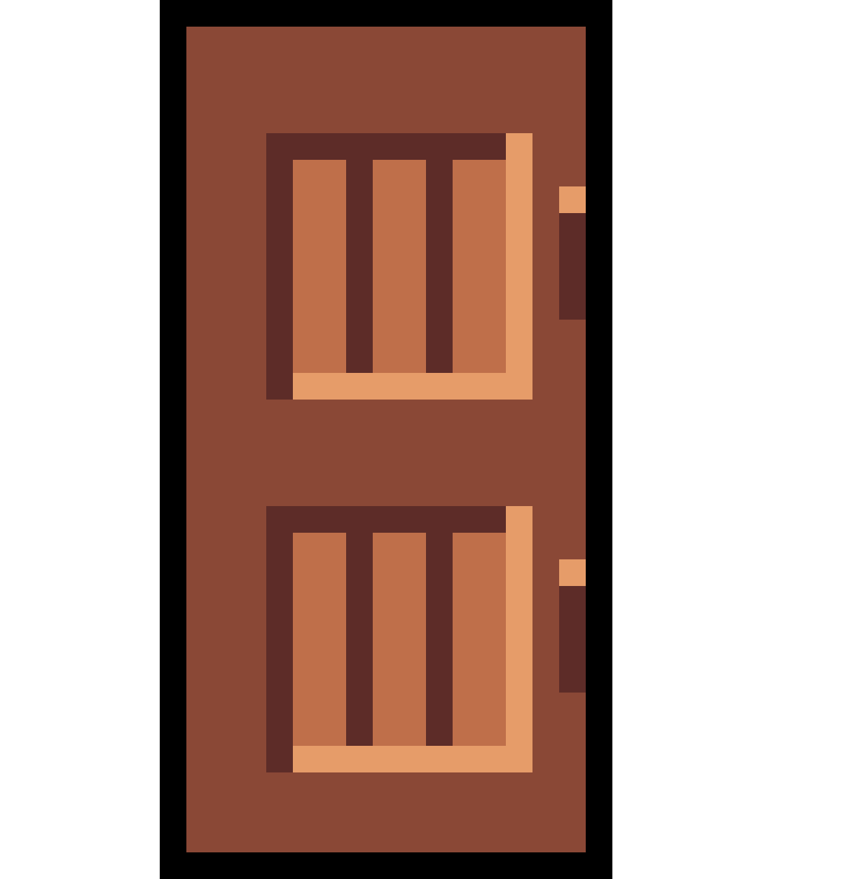Pixilart - chocolate door by Nick333