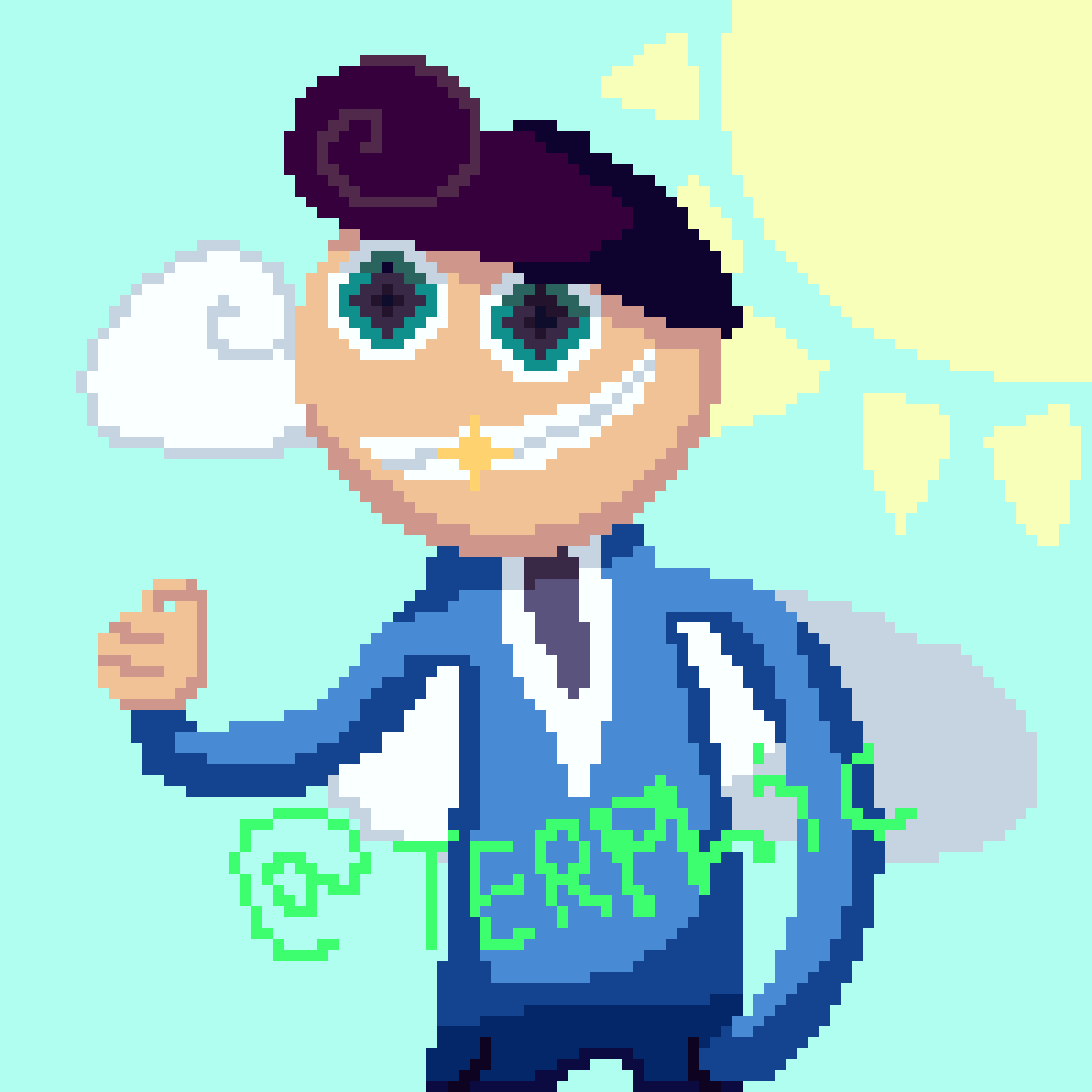 Pixilart - @terphic portrait! Gif by ChickChicken