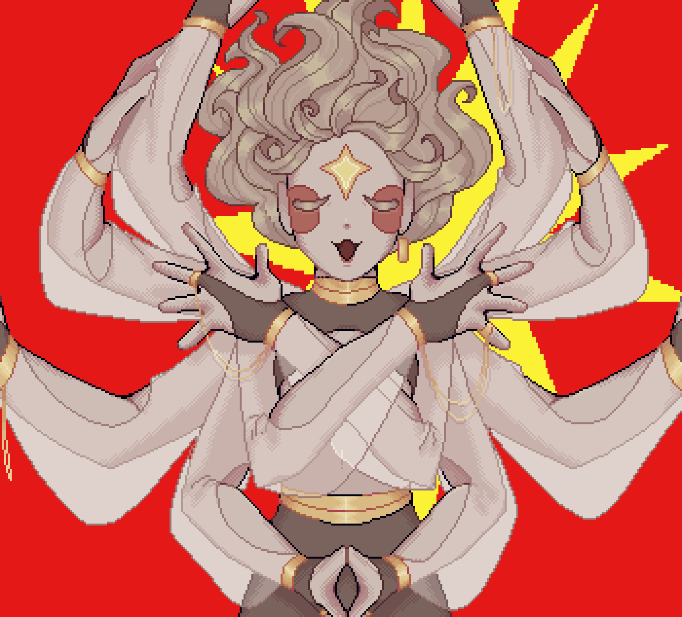 Pixilart - fake god by queruns