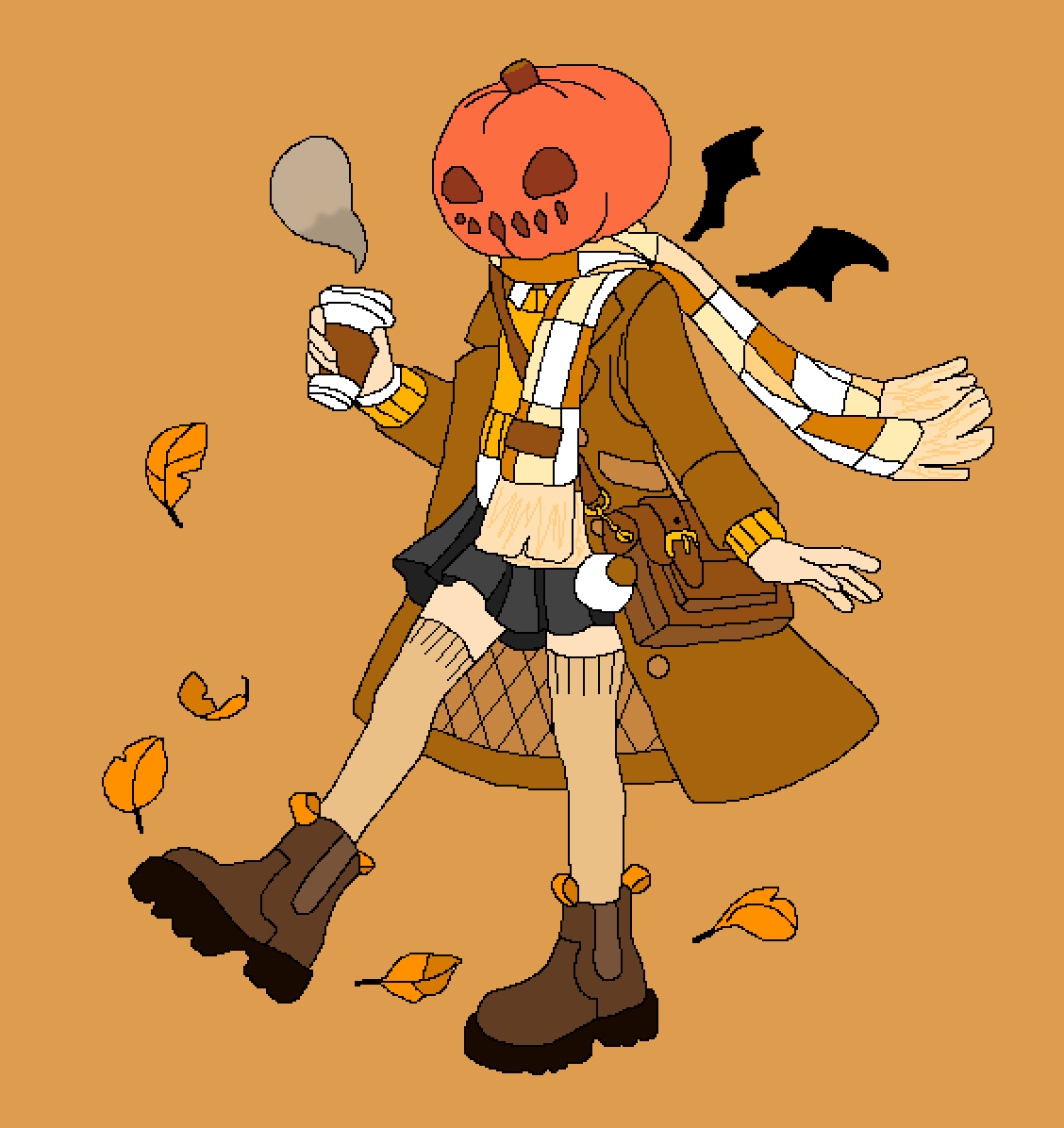 Pixilart - Halloween contest entry/pfp by Z3N1Amiraculous