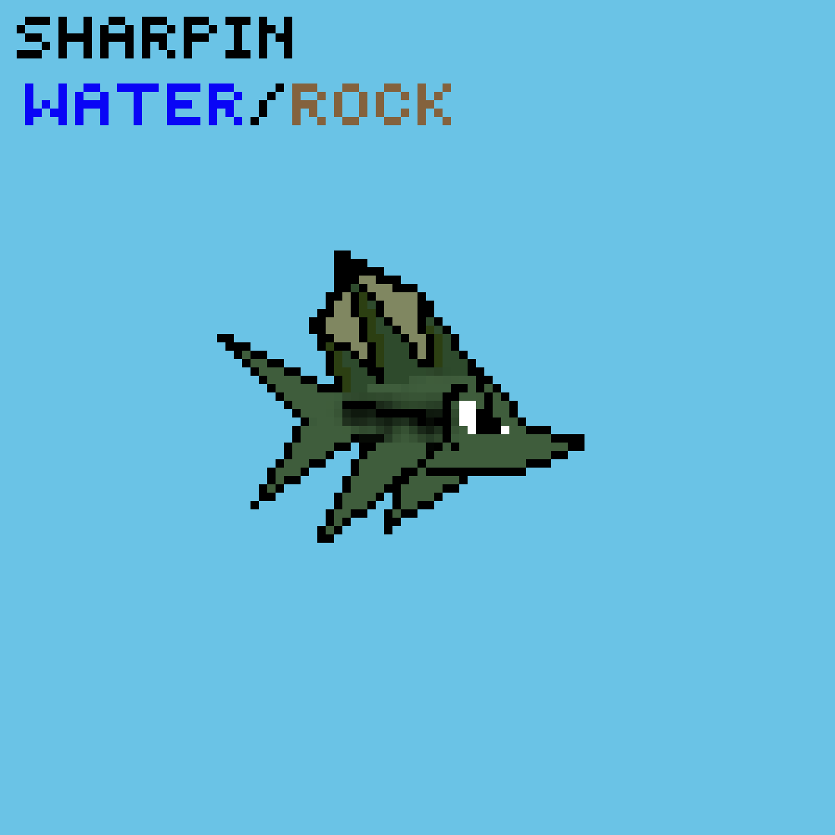 Pixilart - sharpin the bass pokemon. by TimmyTheTrout