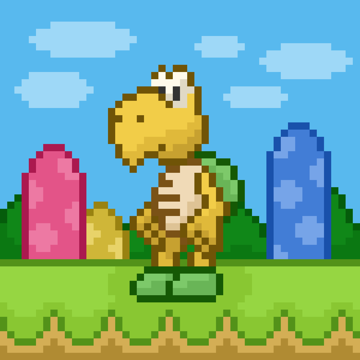 Pixilart - Koopa Troopa by LivingOrganism7