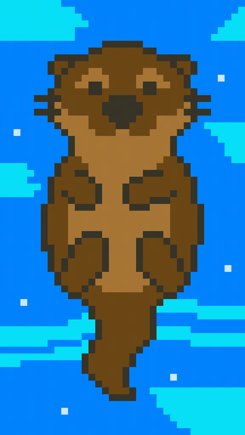 Pixilart - Otter by polpettadipolpo