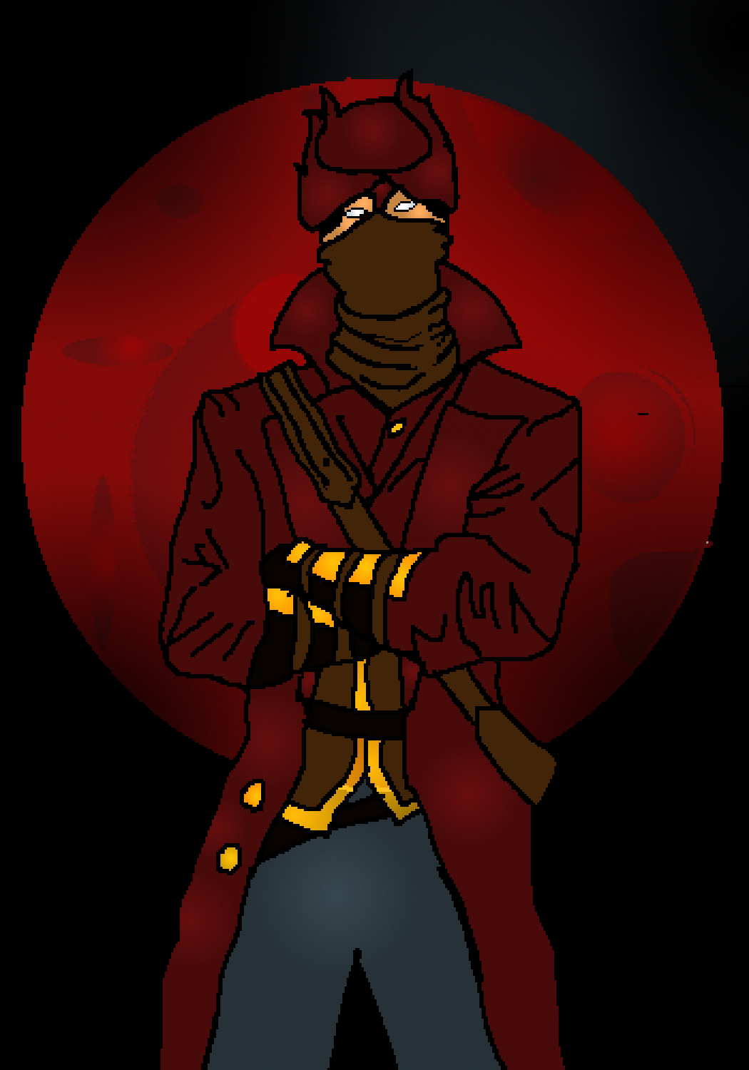 Pixilart - Bloodborne hunter by Runeman85