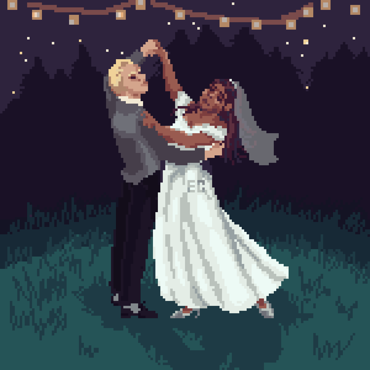 Pixilart - Happy Couple by ECha