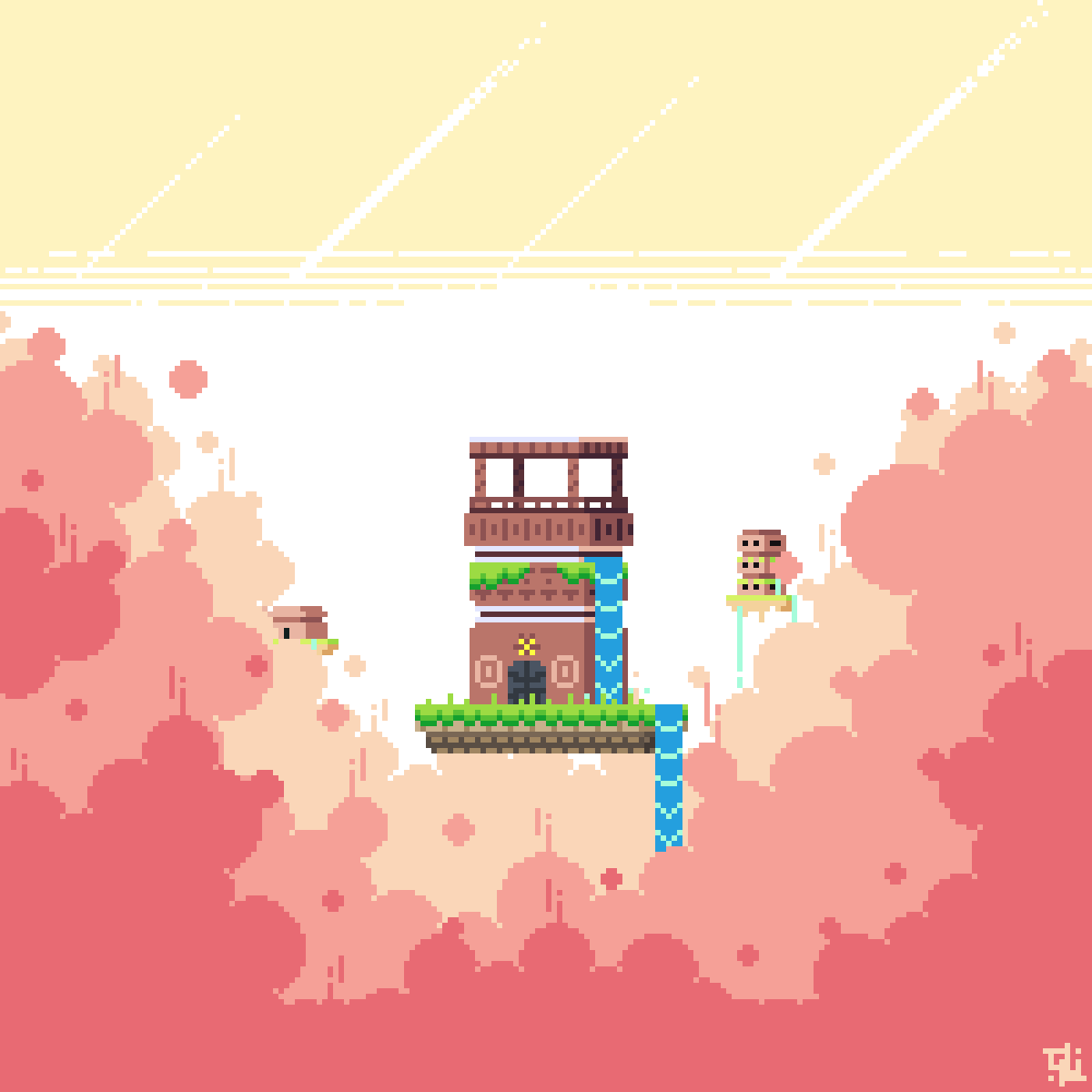 Pixilart - Sky temple by Ques4