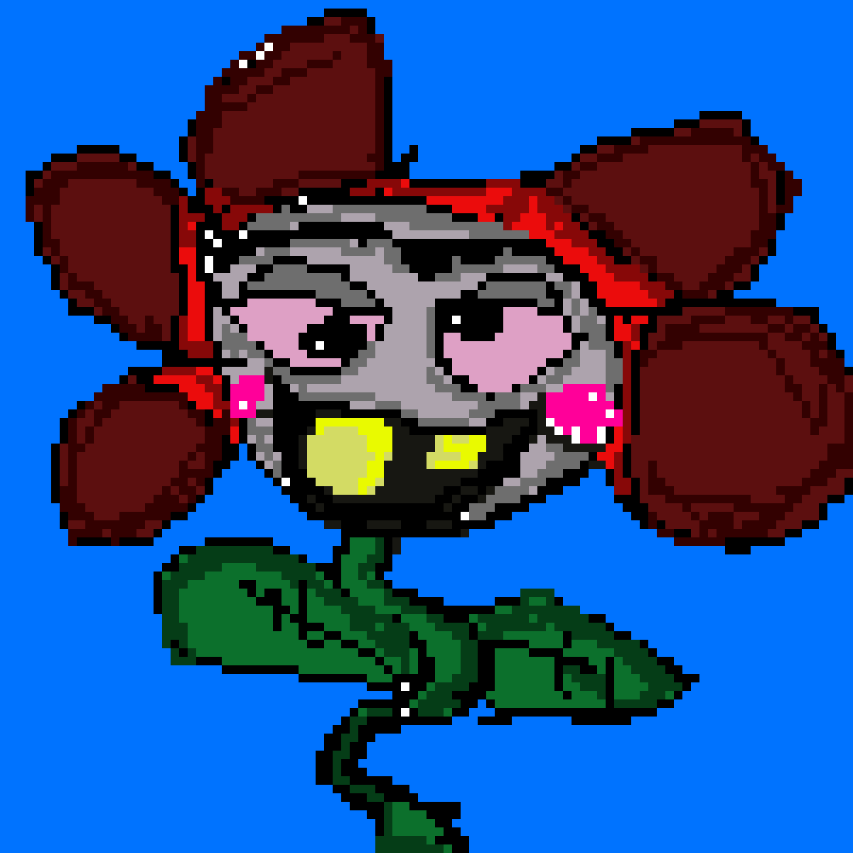 Pixilart - Vampire Sunflower! by Gbix