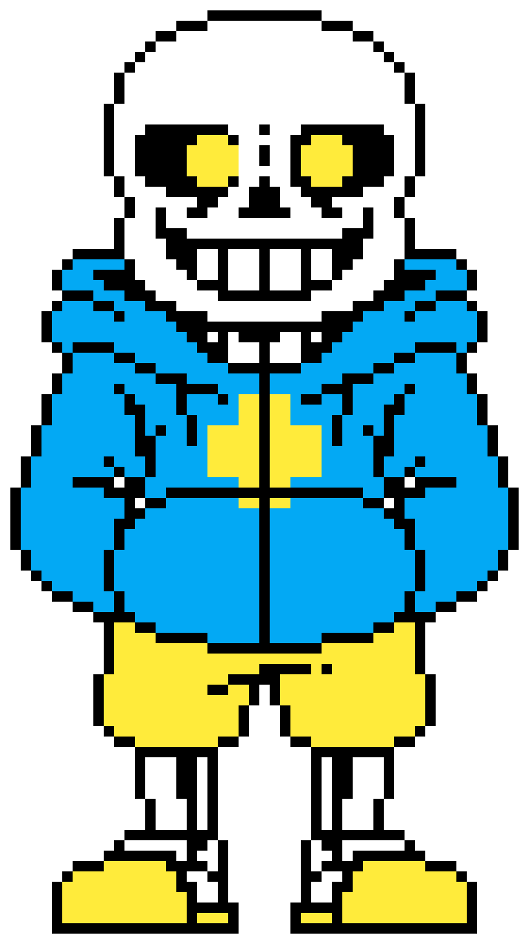 Pixilart - happytale sans base by spencerau2