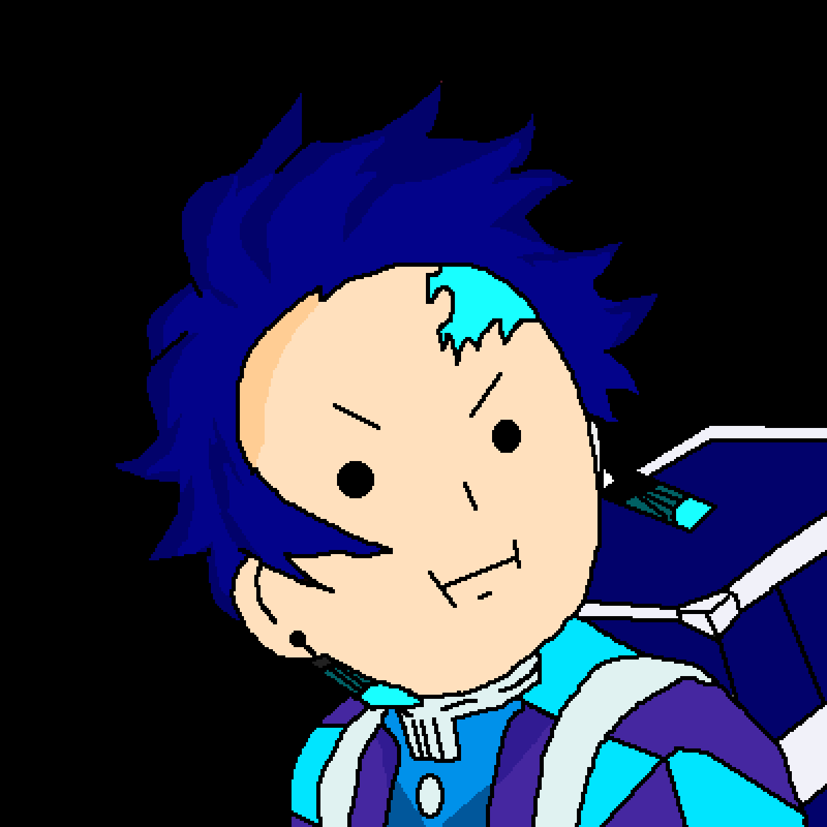 Pixilart - Tanjiro Kamado Base by elixanOKgamer