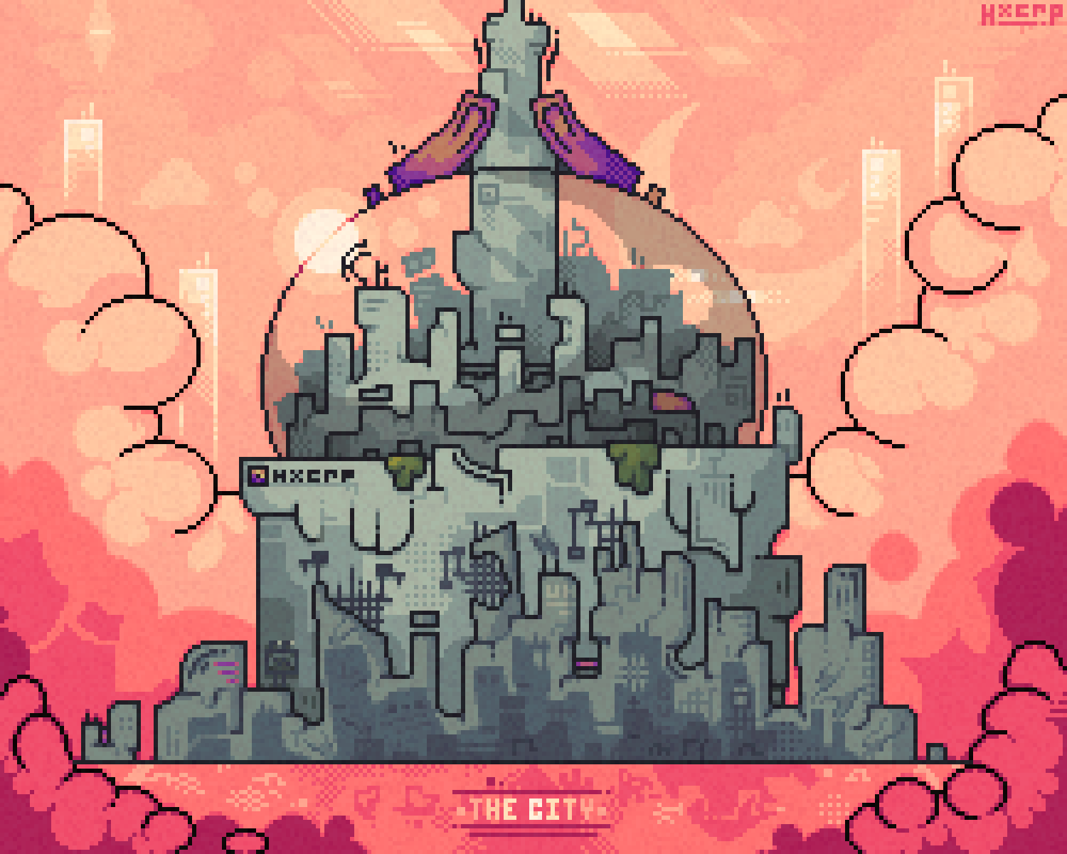 Pixilart - The City by HXCRP