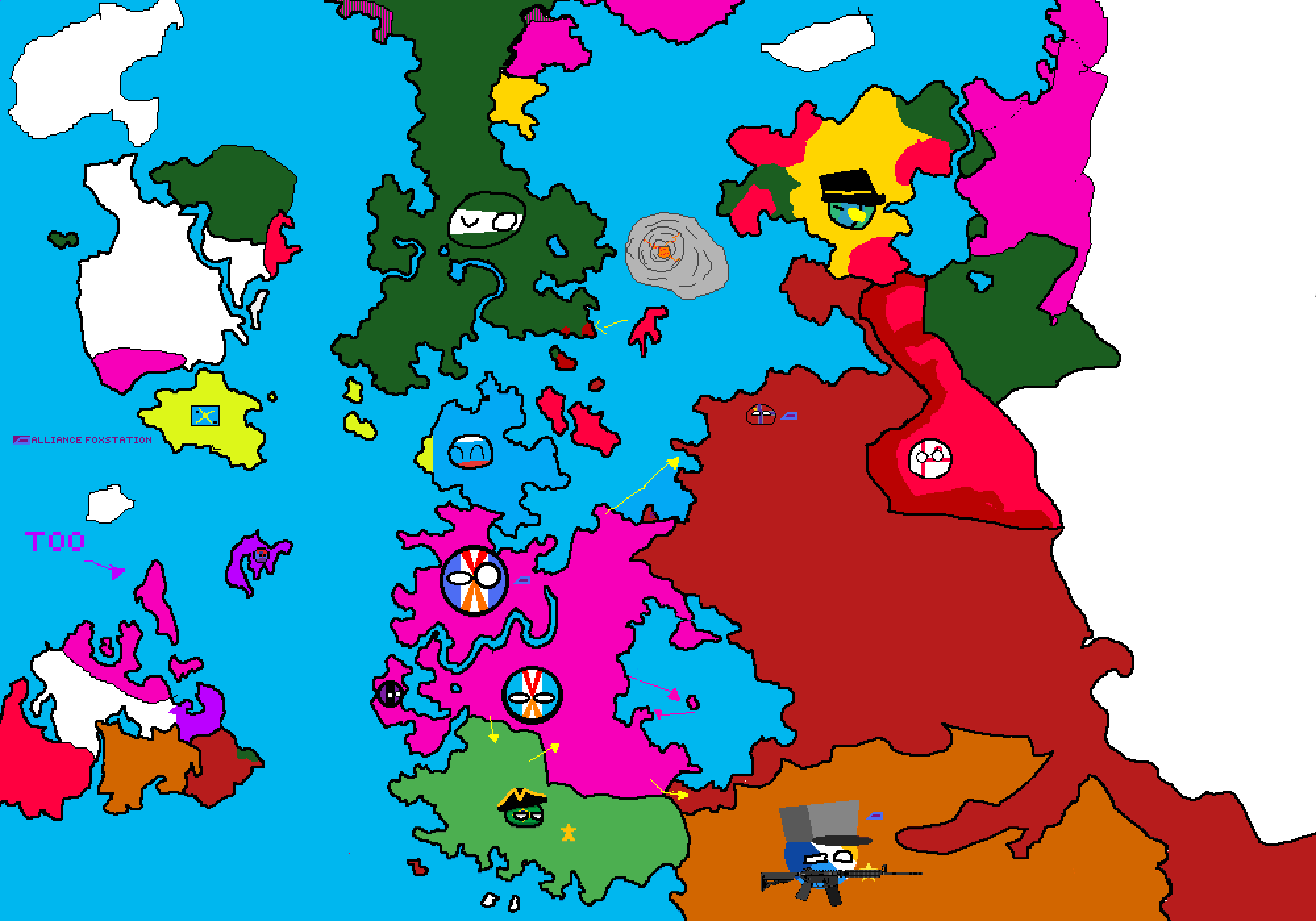 Pixilart - Nations Battle: the Iwar by Swagistan