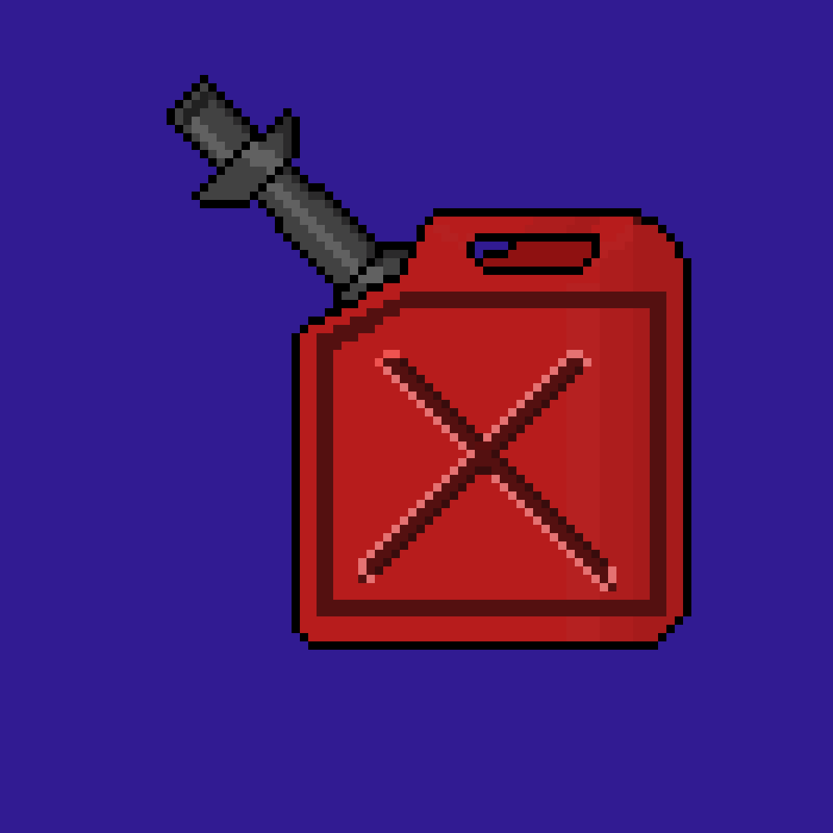 Pixilart - Dripping Gas Can by Critical07