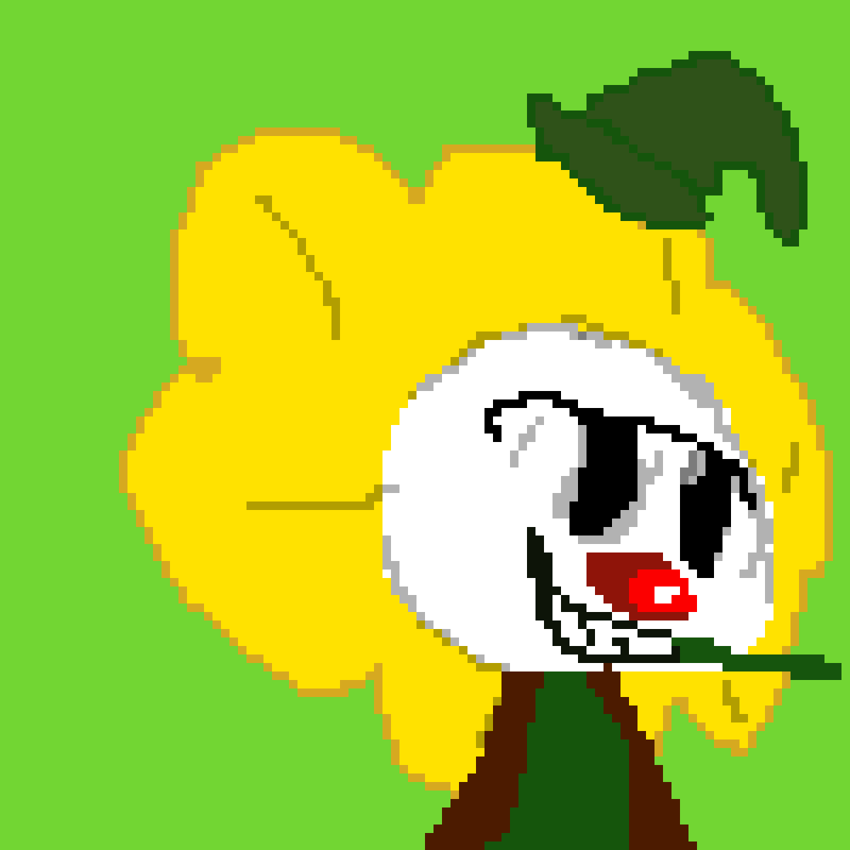 Pixilart - that one Flowey sans swap au by swappyblue by Cosmogos