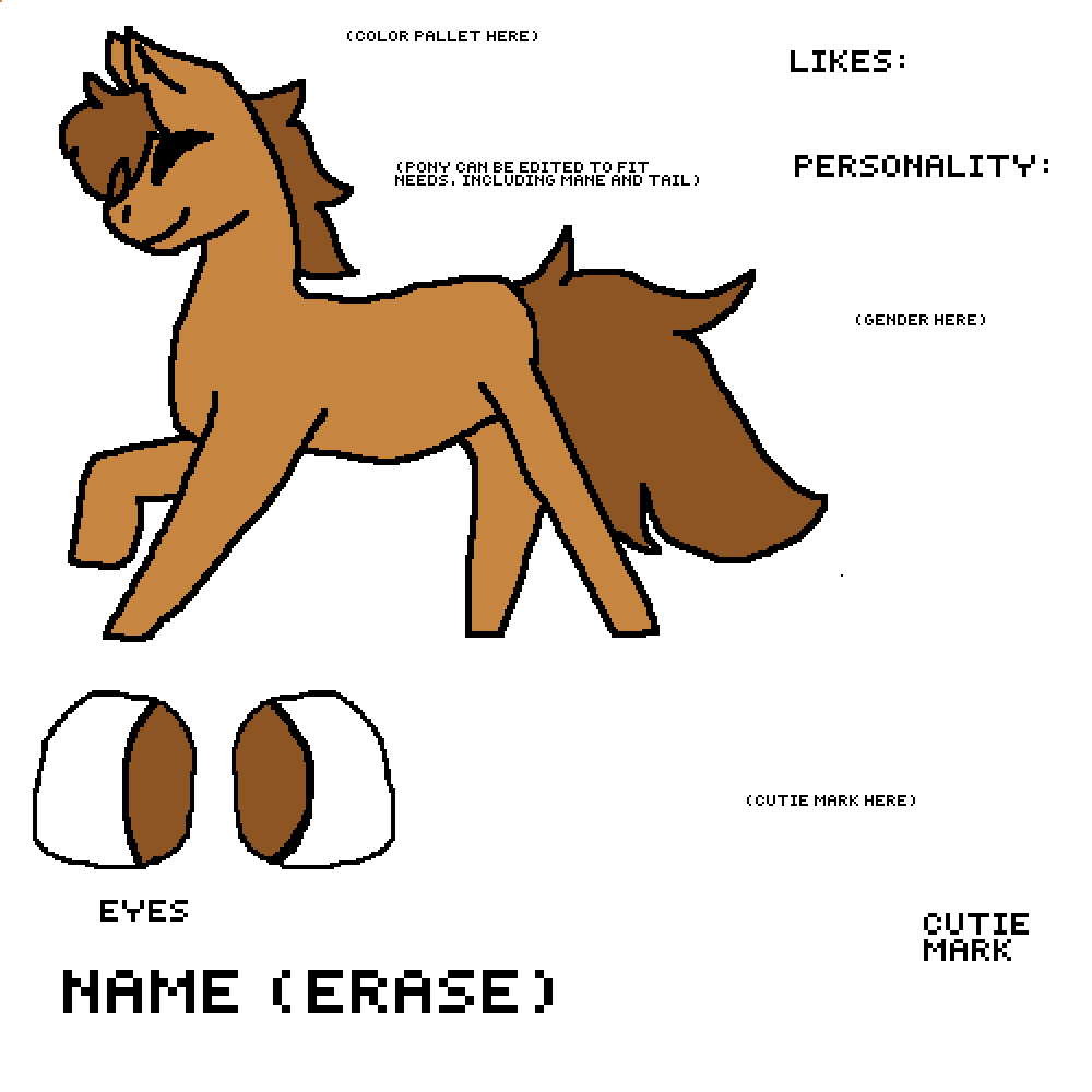 Pixilart Mlp Oc Base Improved By Creed Assassin